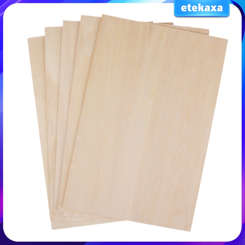 2mm Thin Basswood Sheet Unfinished Wood Piece for Crafts Building Model ...