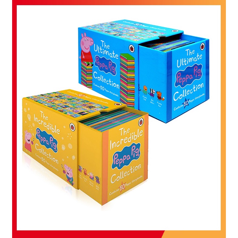 Peppa Pig The Ultimate Peppa Pig Book Collection Story Books (50 books ...