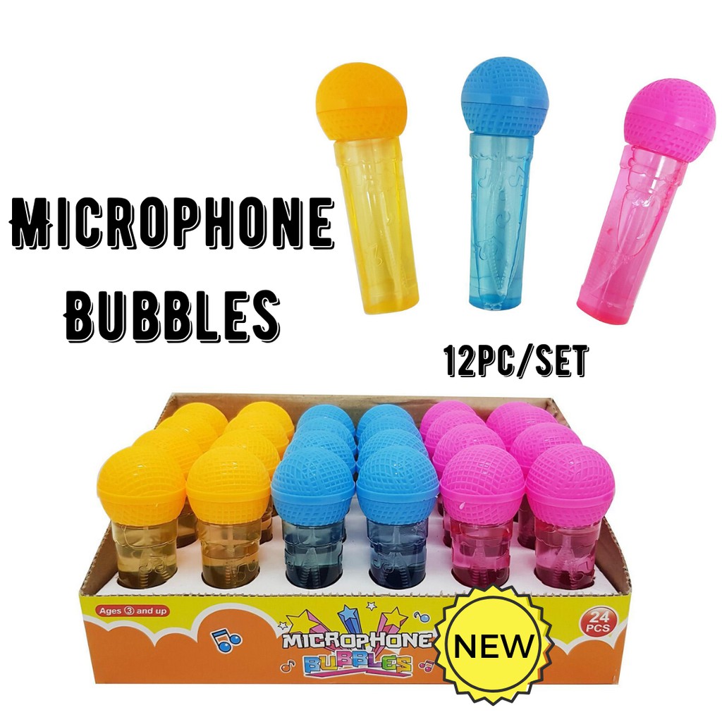 [SG Stock] Colorful Microphone Bubble Toy Kids Party Favor | Shopee ...