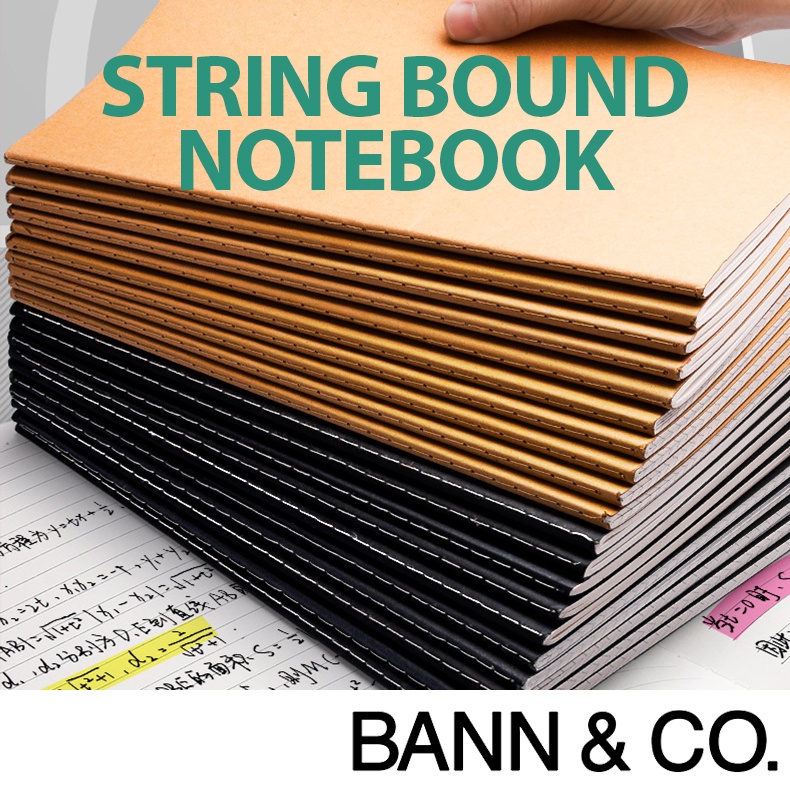 Notebook/Exercise Book - A5/B5/A4, Lined/Grid/Blank, 80-GSM, String ...