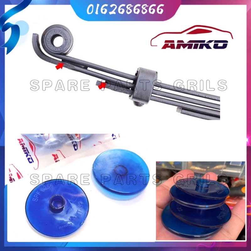 AMIKO Universal Leaf Spring Washer Silicon Plate Cushion Toyota Hilux ...