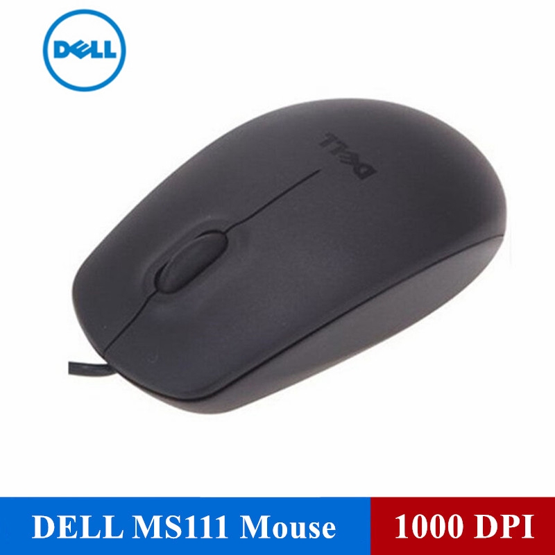 [24h Ship] DELL MS111 USB Optical Mouse 1000dpi Wheel Mice - 3 Button ...