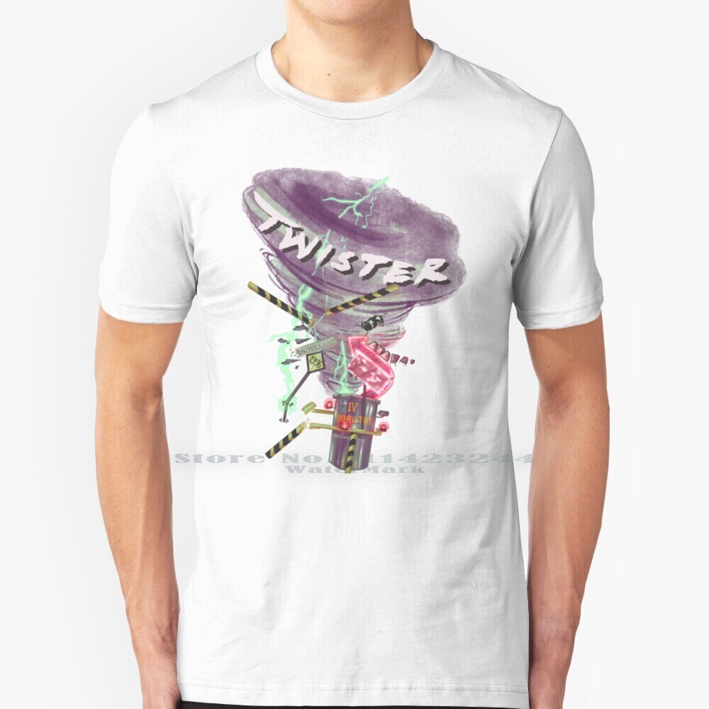 Twister The Ride Universal Studios T Shirt 100% Pure Cotton Universal ...