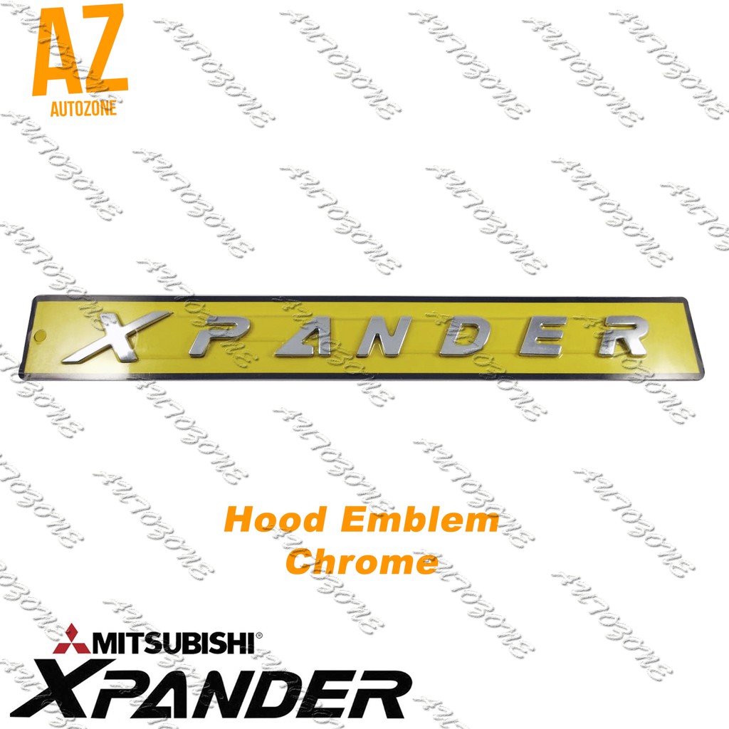Mitsubishi Xpander Hood Emblem (Chrome Coated) | Shopee Singapore
