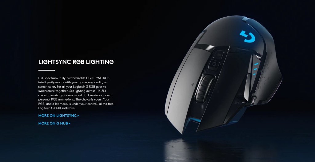 LOGITECH G502 LIGHTSPEED Wireless Gaming Mouse Macro Programming ...