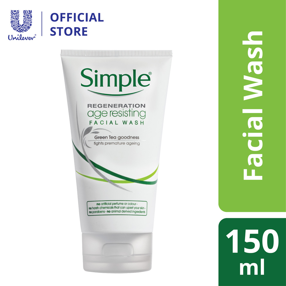 Simple Age Resisting Facial Wash 150 ml | Shopee Singapore