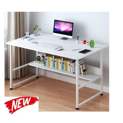 Study Table With Book Shelf Simple Study Desk Computer Table Modern ...