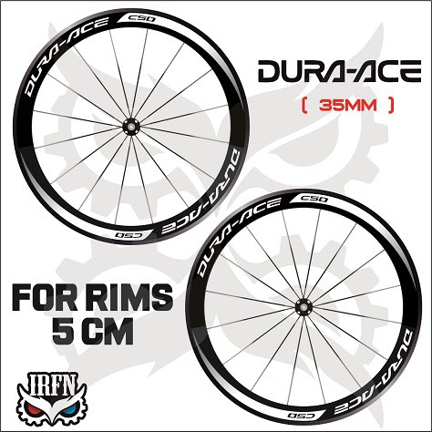 Dura Ace C50 Rims Decal Sticker 35 Mm wide | Shopee Singapore