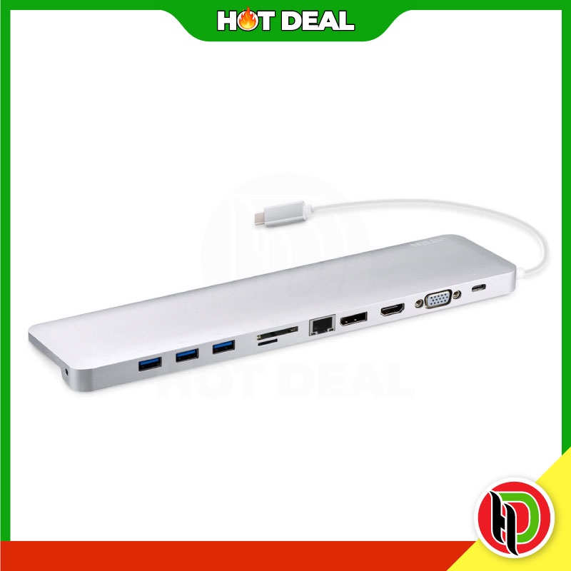 Hotdeal ATEN UH3234 USB-C Multiport Dock with Power Pass-Through ...