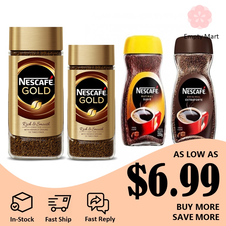 Nescafe Gold – 95g / 190g , Nescafe Original Extraforte 200g | Shopee ...