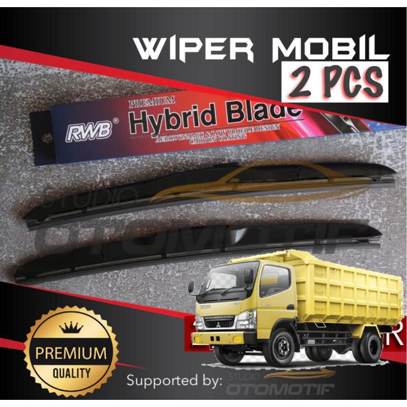 MITSUBISHI CANTER PS110 PS125 PS136 RWB HYBRID GRAPHITE WIPER 2 PCS ...