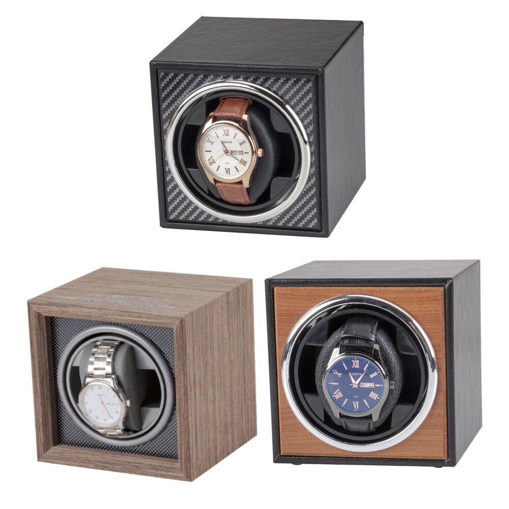 MYHOMMI Watch Winder Single Automatic Mdf Plastic Adjustable Rotating ...