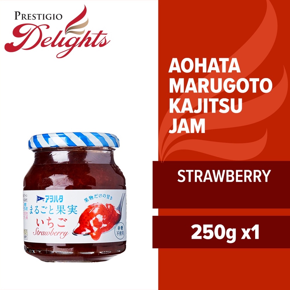 Aohata Marugoto Kajitsu Strawberry Jam 250g | Premium Jam from Japan ...