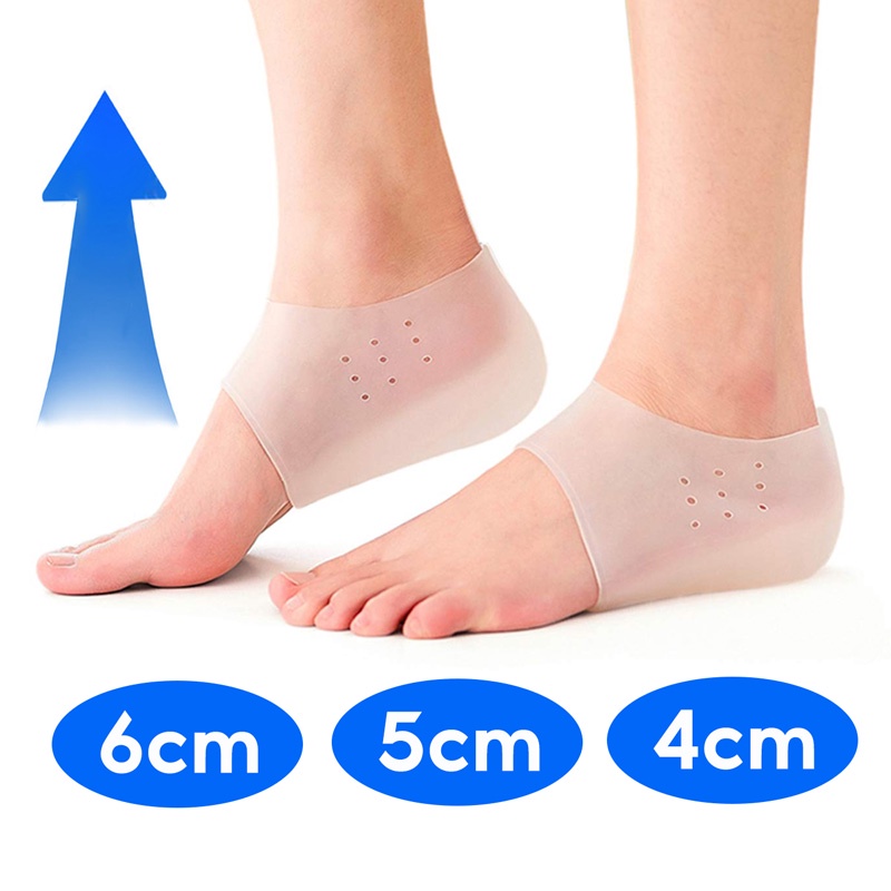 【3-6CM】Upgraded Gel Hidden Height Increase Heel Cover Comfortable ...
