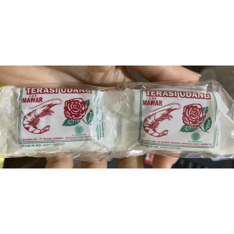 MAWAR 10 Sachets Of Rose cap Shrimp Paste/Rose Education/Fragrant Bond ...
