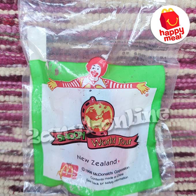 1998 Mcdo Snoopy World Tour - NEW ZEALAND (Sealed) | Shopee Singapore