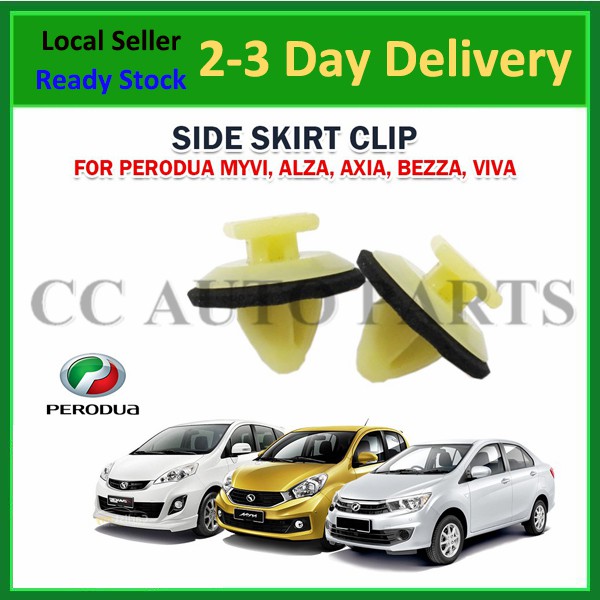 Perodua Myvi Lagi Best/Alza/Viva/Axia/Bezza Side Skirt Fender Car Clip ...