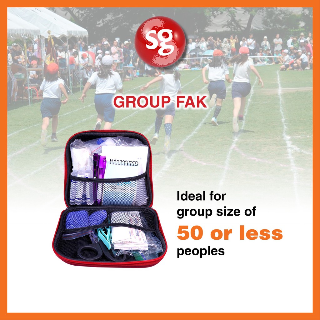 [SG STOCK] Healthcare First Aid Kit - Group Size of 50pax or Less. Most ...
