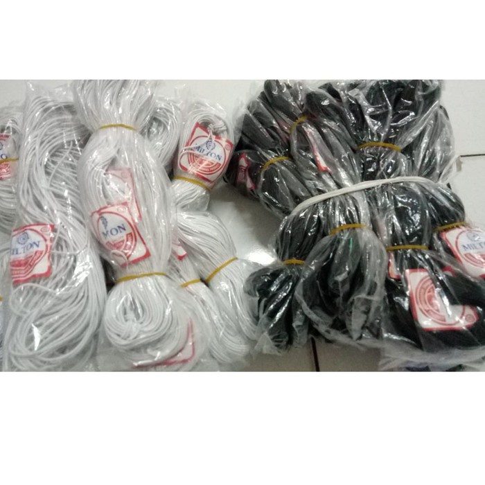 HITAM PUTIH Sengkelit Strap - Rubber Strap - MILTON Perbngks Black And ...