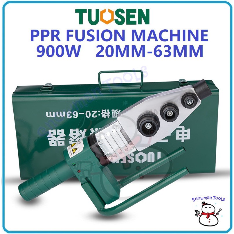TUOSEN PPR FUSION MACHINE 20MM-63MM 900W PPR WELDING MACHINE PLASTIC ...