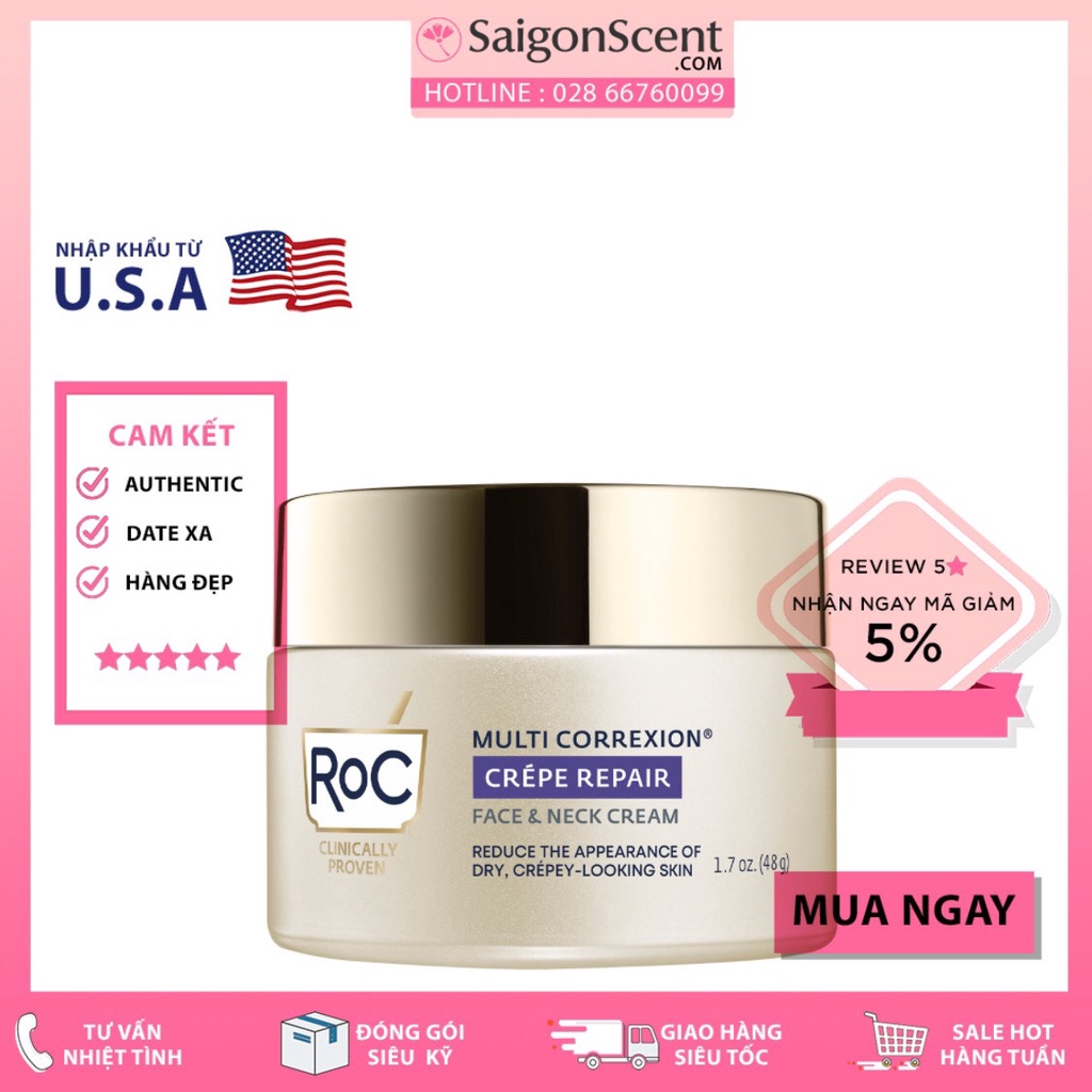 Roc Multi Correxion Face & Neck Cream (48g) | Shopee Singapore