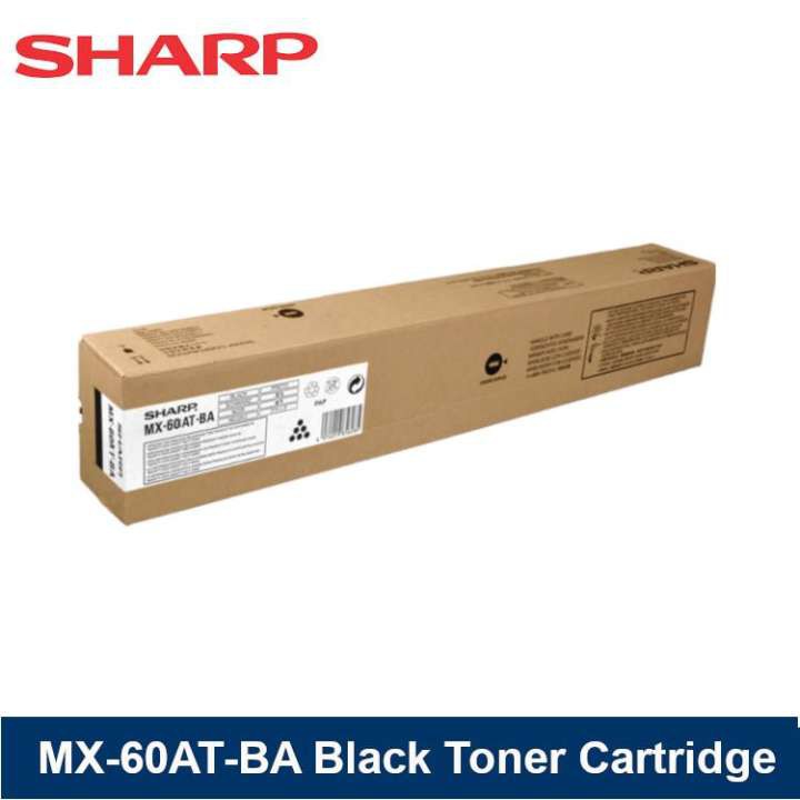 Sharp MX 60AT MX-61AT 60NT Black Cyan Magenta Yellow Toner for Sharp MX ...