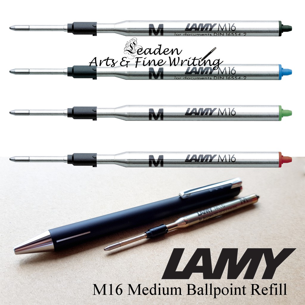 ﴾Leaden-AF﴿ Lamy M16 Ballpoint Pen Refill Fine Or Medium Nib | Shopee ...