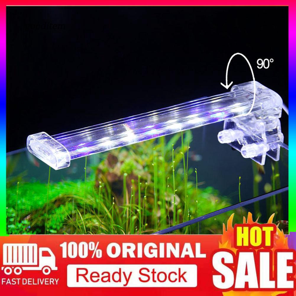 GDTM_LED Aquarium Aquatic Light Clip On Fish Tank Weed Coral Reef Clamp ...