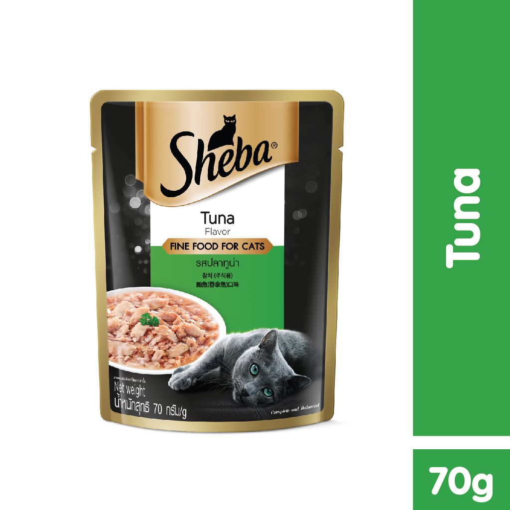 Sheba Pouch Cat Wet Food Tuna (70g) | Shopee Singapore