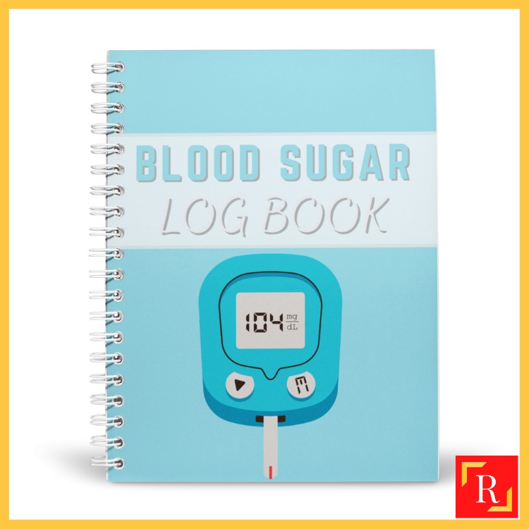 Blood Sugar Log Book/Notebook/Journal 1 - (A5 | 104 Weeks | 2 Years ...