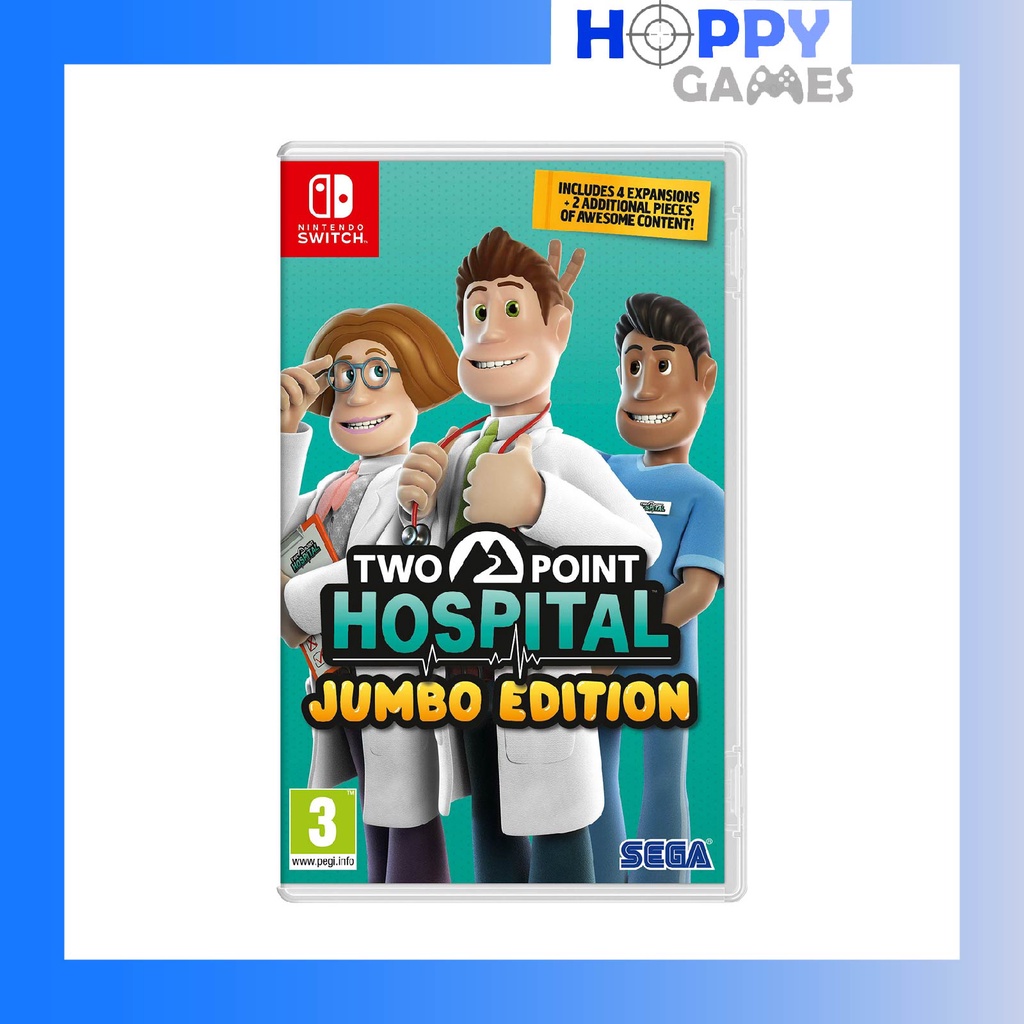 *JUMBO EDITION* Two Point Hospital Nintendo Switch [EU - FULL ENGLISH ...