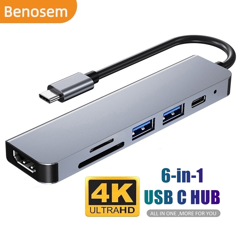 Compatible M1 M2 Chip Benosem USB C Hub Converter Adaptor Type C To ...