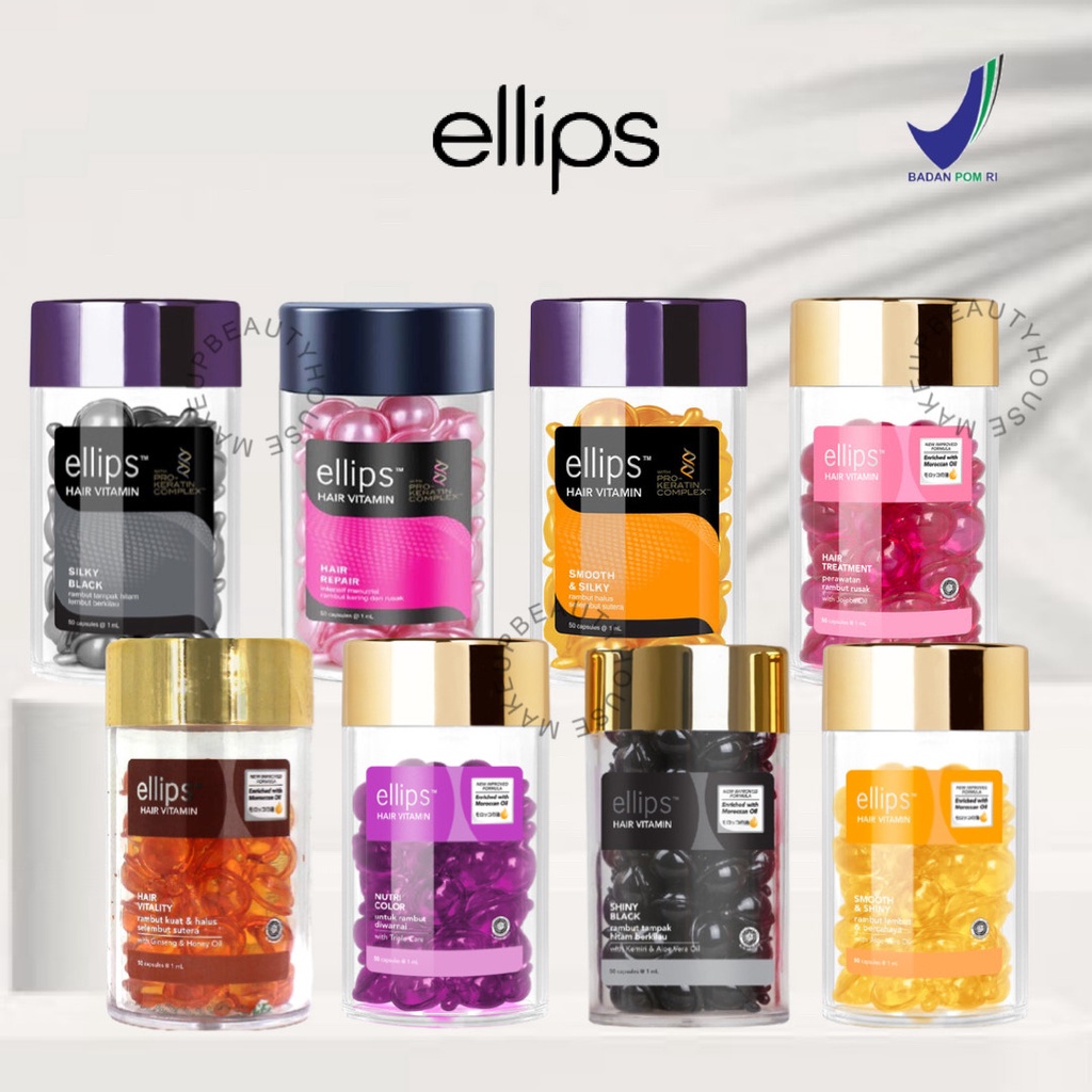 Ellips Hair Vitamin Jar (50 Grains) | Hair Vitamins | Shopee Singapore