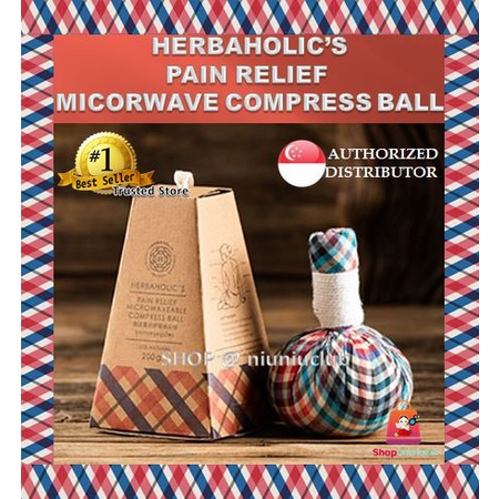 Herbaholic's Compress Ball Microwaveable 200 G Herbal Pain relief ...