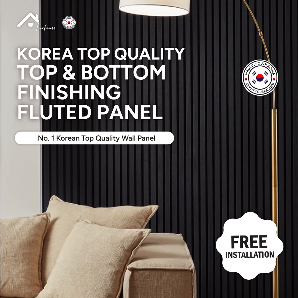Lovehouse226 Korean Fluted Panel Top and Bottom Finishing | Shopee ...
