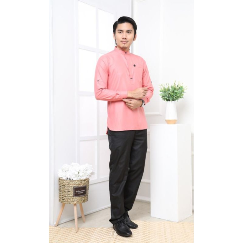DMIMI kurta SHAHMI HAIKAL cotton (logo metal) | Shopee Singapore