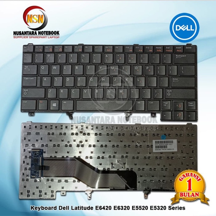 Dell Latitude E6420 E6320 E5520 E5320 Series Black Keyboard | Shopee ...
