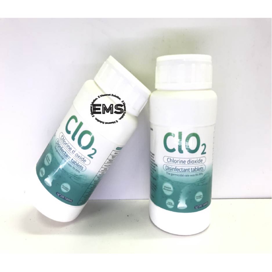 CLO2 Chlorine Dioxide Disinfectant Tablet, Effervescent tablet for ...