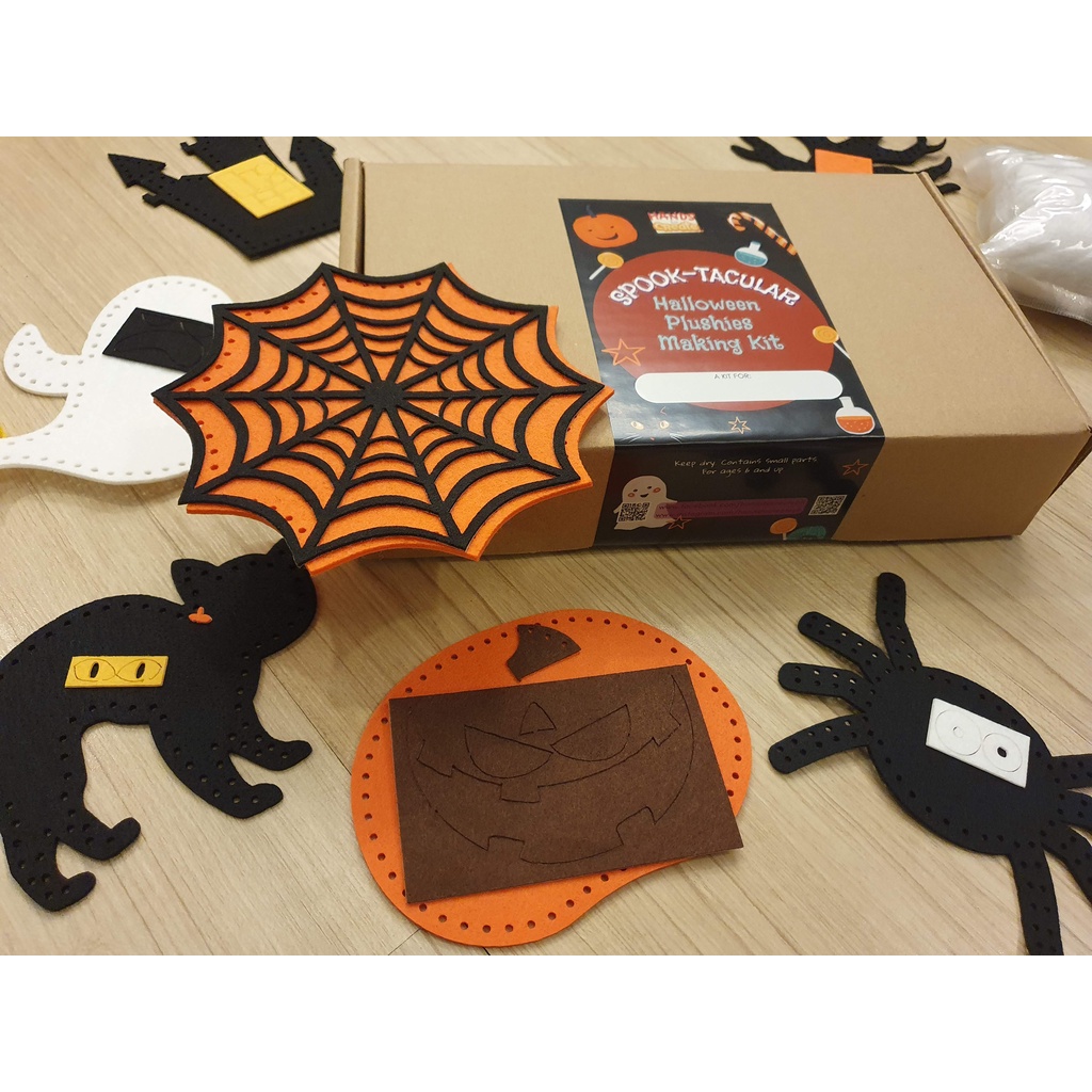 Hands To Create Halloween DIY Plushies Sewing Activity Kit (Montessori ...