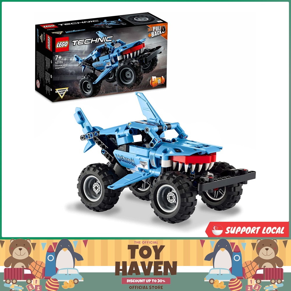 [sg stock] LEGO Technic 42134 Monster Jam™ Megalodon™ (260 Pieces ...