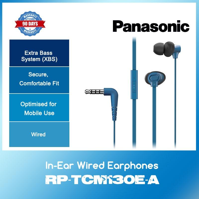 Panasonic RP-TCM130E-A Inline Smartphone Control Canal type In-Ear ...