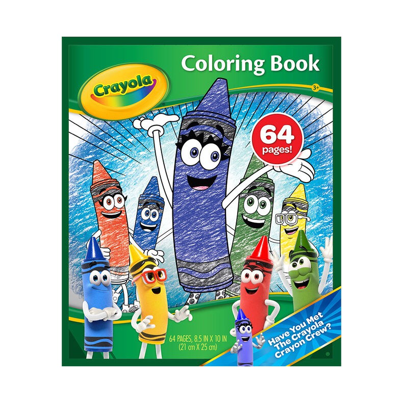 Crayola® Crayon Crew Coloring Book | 64 Pages | Shopee Singapore