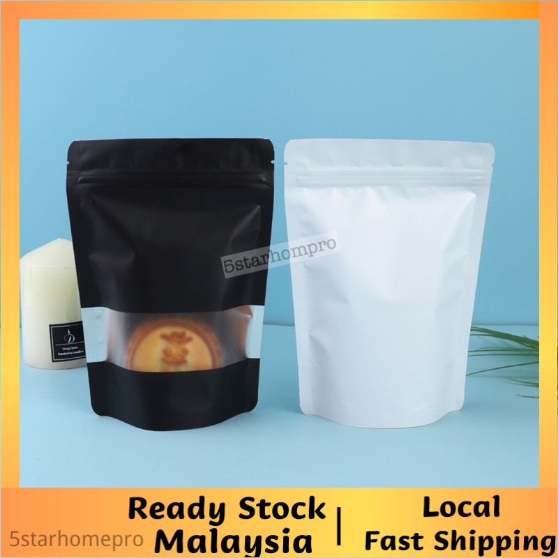 50pcs Colour Matte Zip lock Bag with Window/Colour Zip lock Aluminium ...