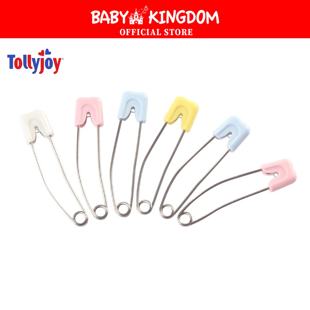 Tollyjoy Plastic Nappy Pins with Lock (Bundle of 2) (12pcs) | Shopee ...
