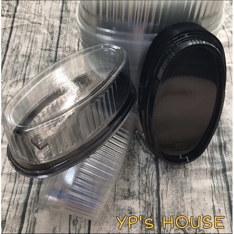 Oval Transparent Cap Oval Cake Box (10 Boxes) | Shopee Singapore