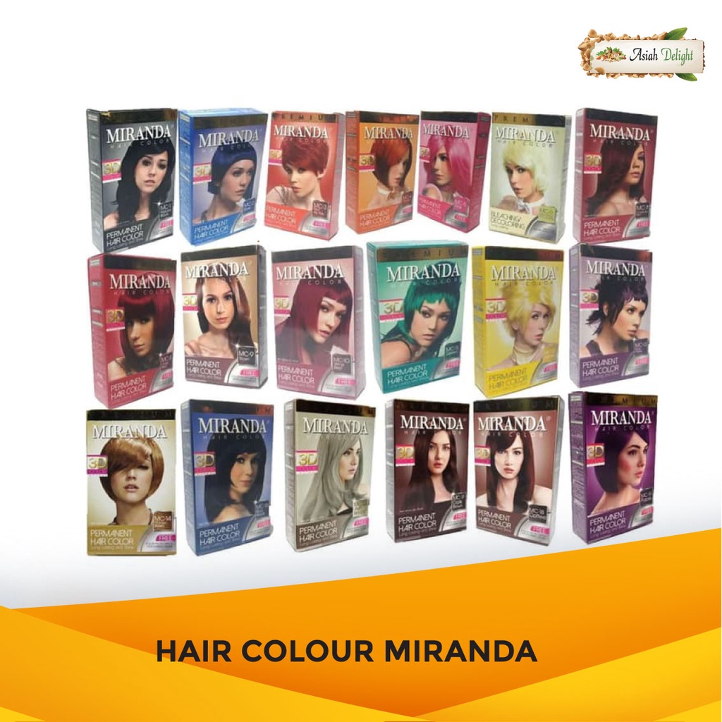 Miranda HAIR DYEING (MULTIPLE CHOICE COLORS) | Shopee Singapore