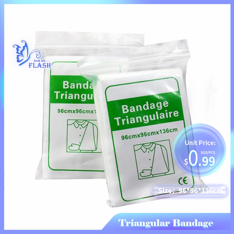 ⚡SG HOT SALE⚡Medical Triangular Bandage First Aid Bandage Fracture ...