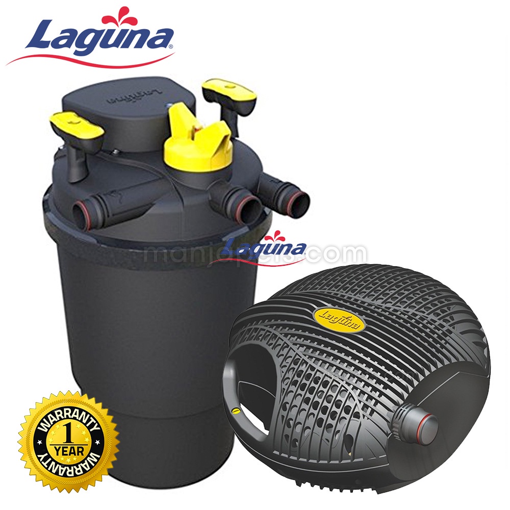 Laguna Pressure Flo 6000 Pond Filter with UVC Steriliser + Max Flo 960 ...