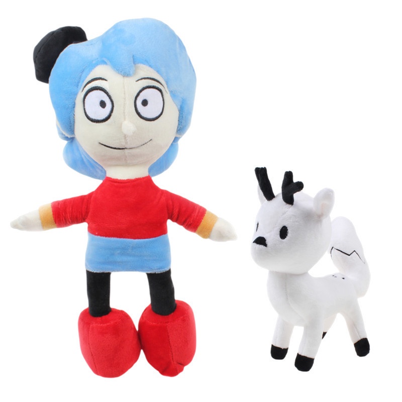 New Hilda Plush Toys Cartoon Movie Hilda and White Deer Twig Soft ...