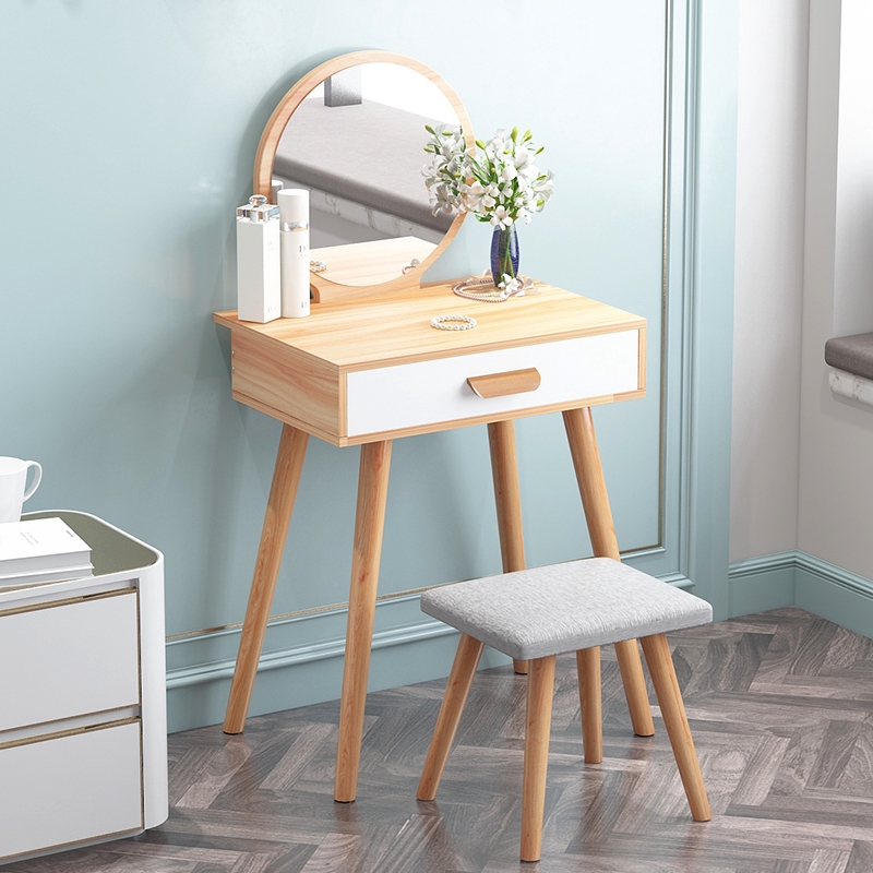 Solid wood legs dressing table bedroom furnitune nordic economy fashion ...